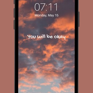 Sky Phone Wallpapers, Affirmation Phone Wallpapers, Minimalist ...