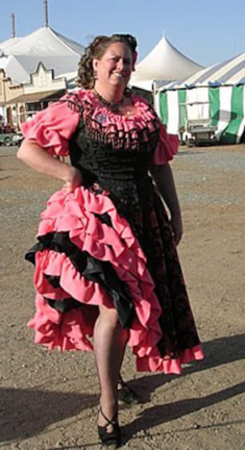E-pattern TV280 Can-can Skirt Waist 20-46 Victorian Costume Print at ...