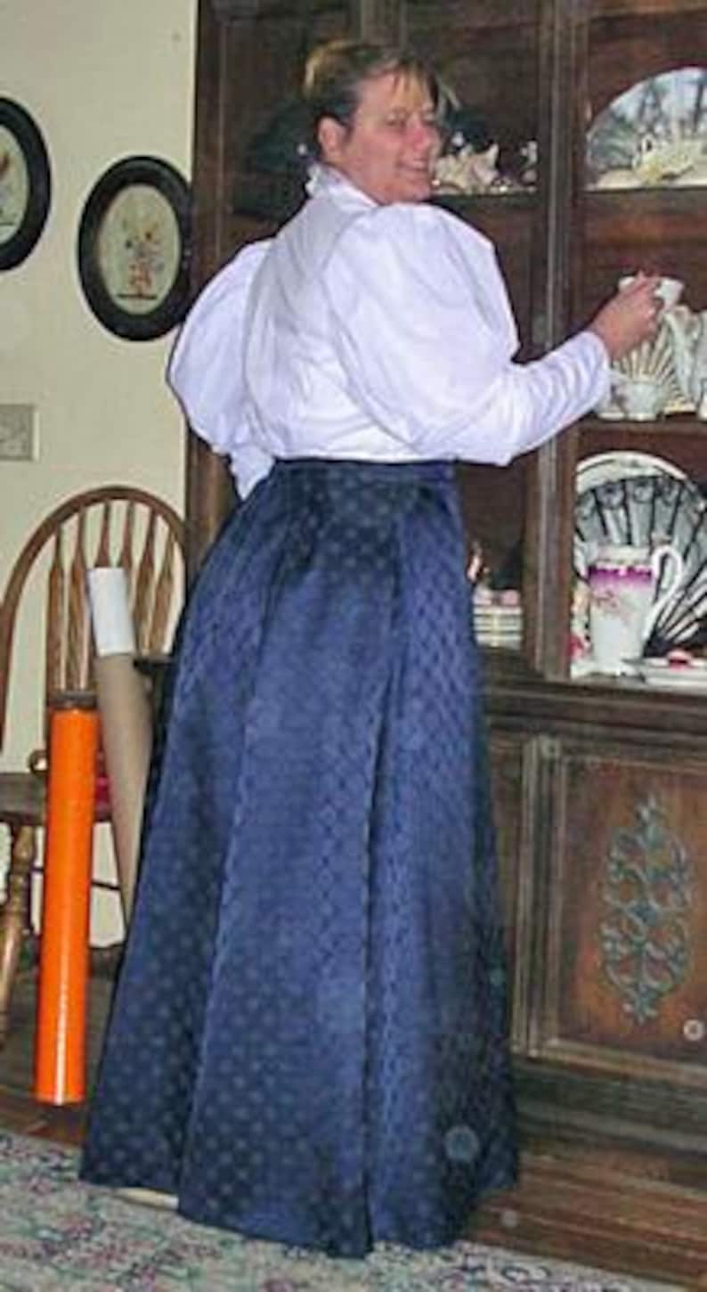 1898 Walking Skirt Sewing Pattern: Truly Victorian TV291 (digital PDF ...