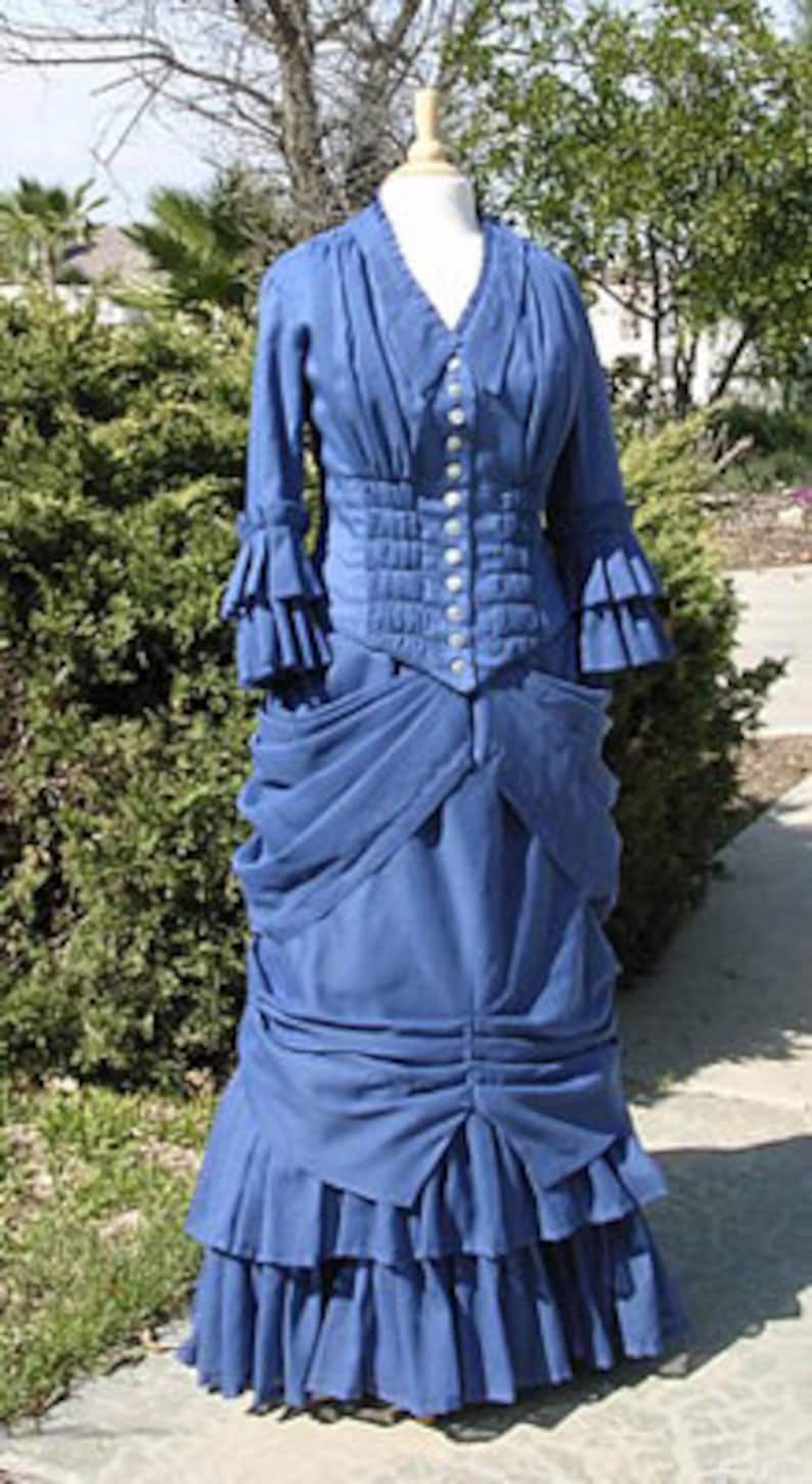 1880 Hermione Overskirt Sewing Pattern: Truly Victorian TV326 (digital ...