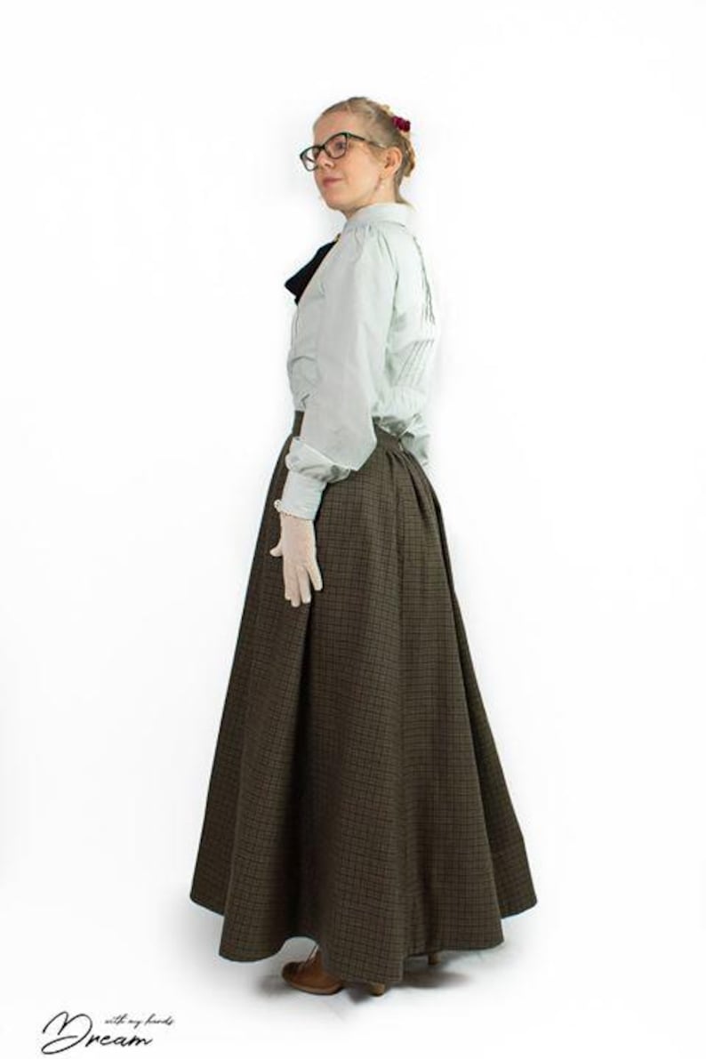 1898 Walking Skirt Sewing Pattern: Truly Victorian TV291 (digital PDF ...