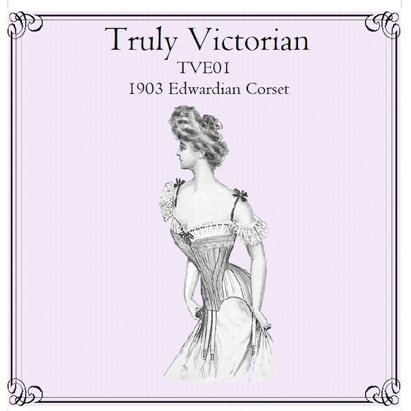 Edwardian Corset Pattern - Etsy