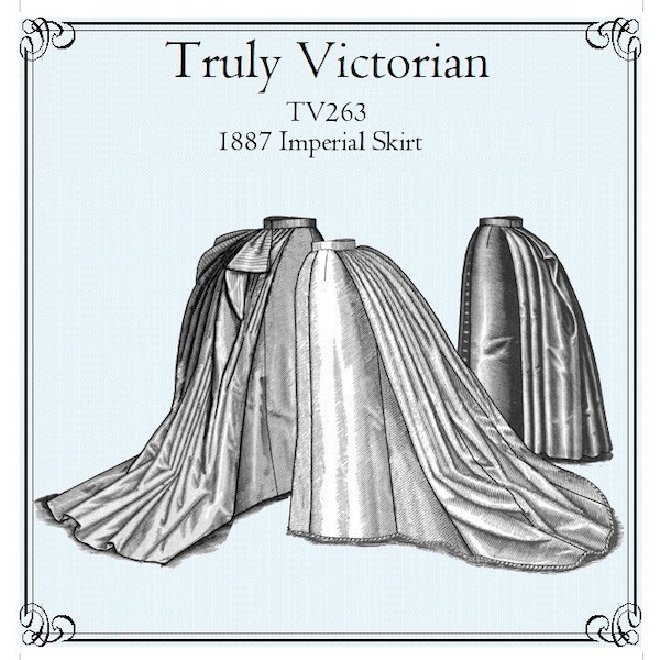 Bustle Dress Pattern - Etsy