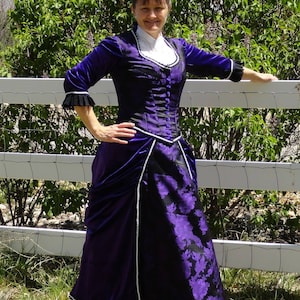 1880 Split Pannier Overskirt Sewing Pattern: Truly Victorian TV328 ...