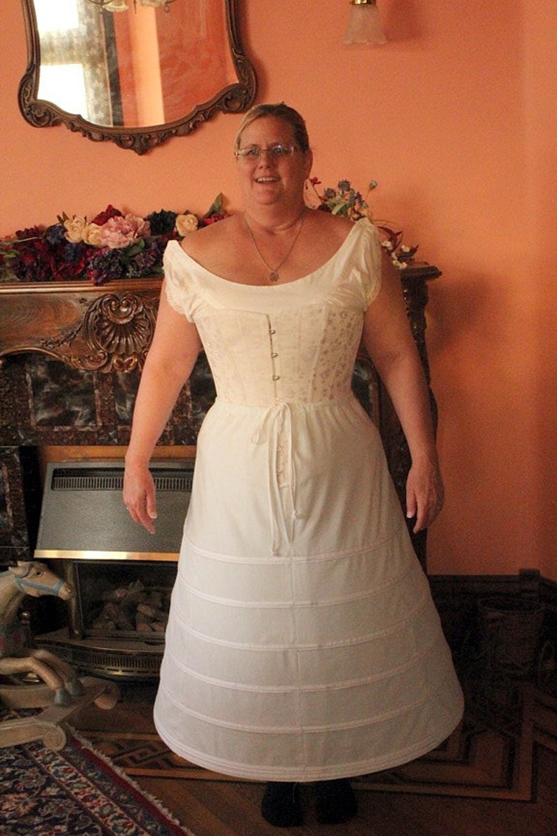 E-pattern TV109 1869 Hooped Bustle Hip 30-56 Truly Victorian Costume ...