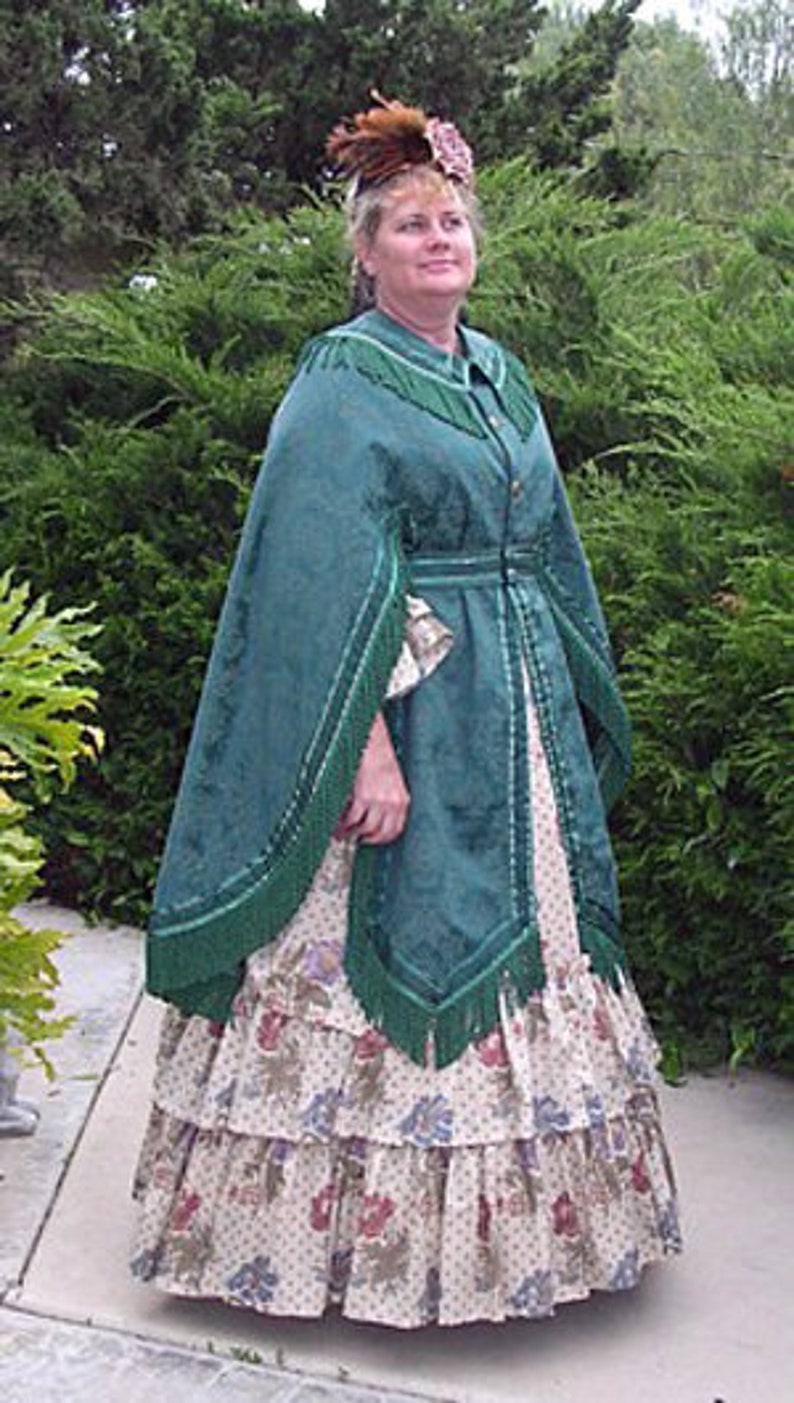 E-pattern TV501 1871 Belted Mantle Bust 30-56 Print at Home Digital PDF ...