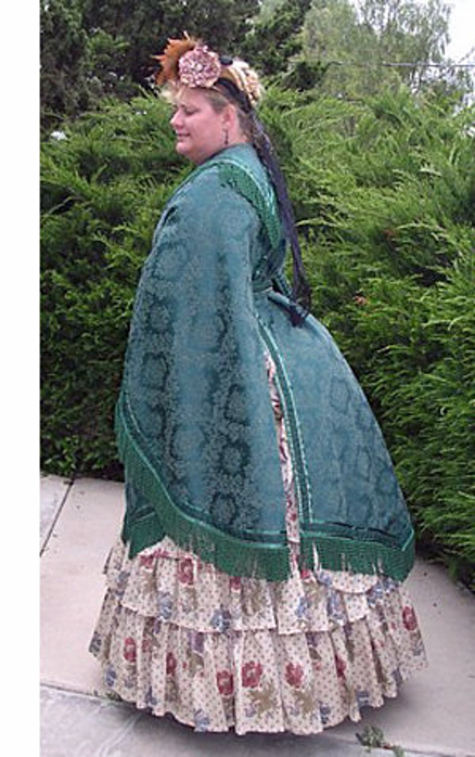 E-pattern TV501 – 1871 Belted Mantle - Bust 30-56" Print at Home ...