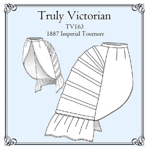 Bustle Dress Pattern - Etsy