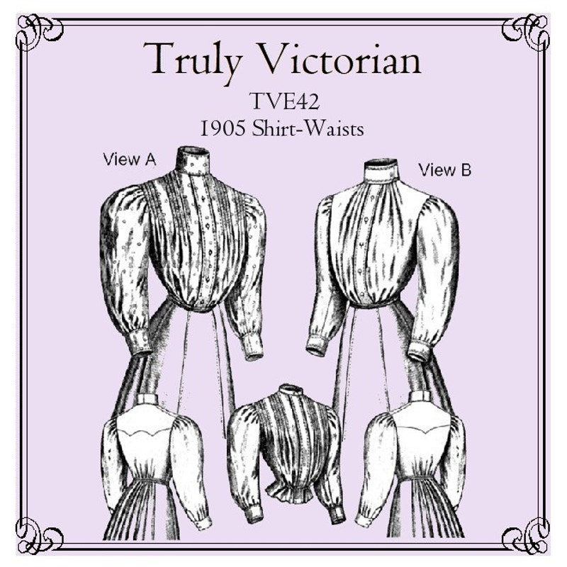 Victorian Shirt Pattern - Etsy