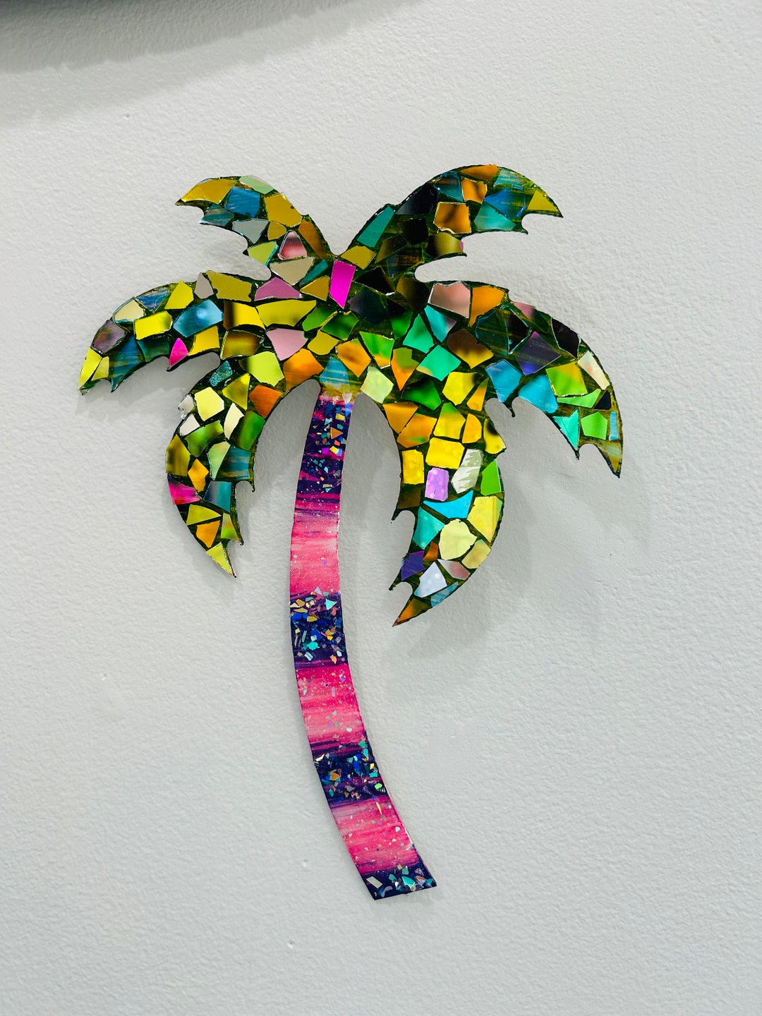 Palm Tree .. Blingthingzbylori.. Shiny Palm Tree .. Pink Palm Tree ...