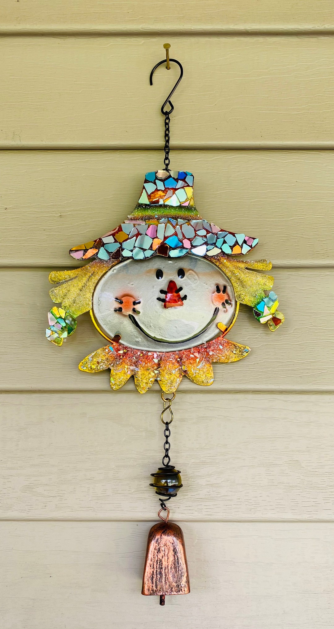 Scarecrow.. Blingthingzbylori.. Garden Art… Yard Art… Suncatcher ...