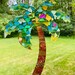 Palm Tree.. Blingthingzbylori.. Whirligigs Wind Spinner.. Garden Art ...