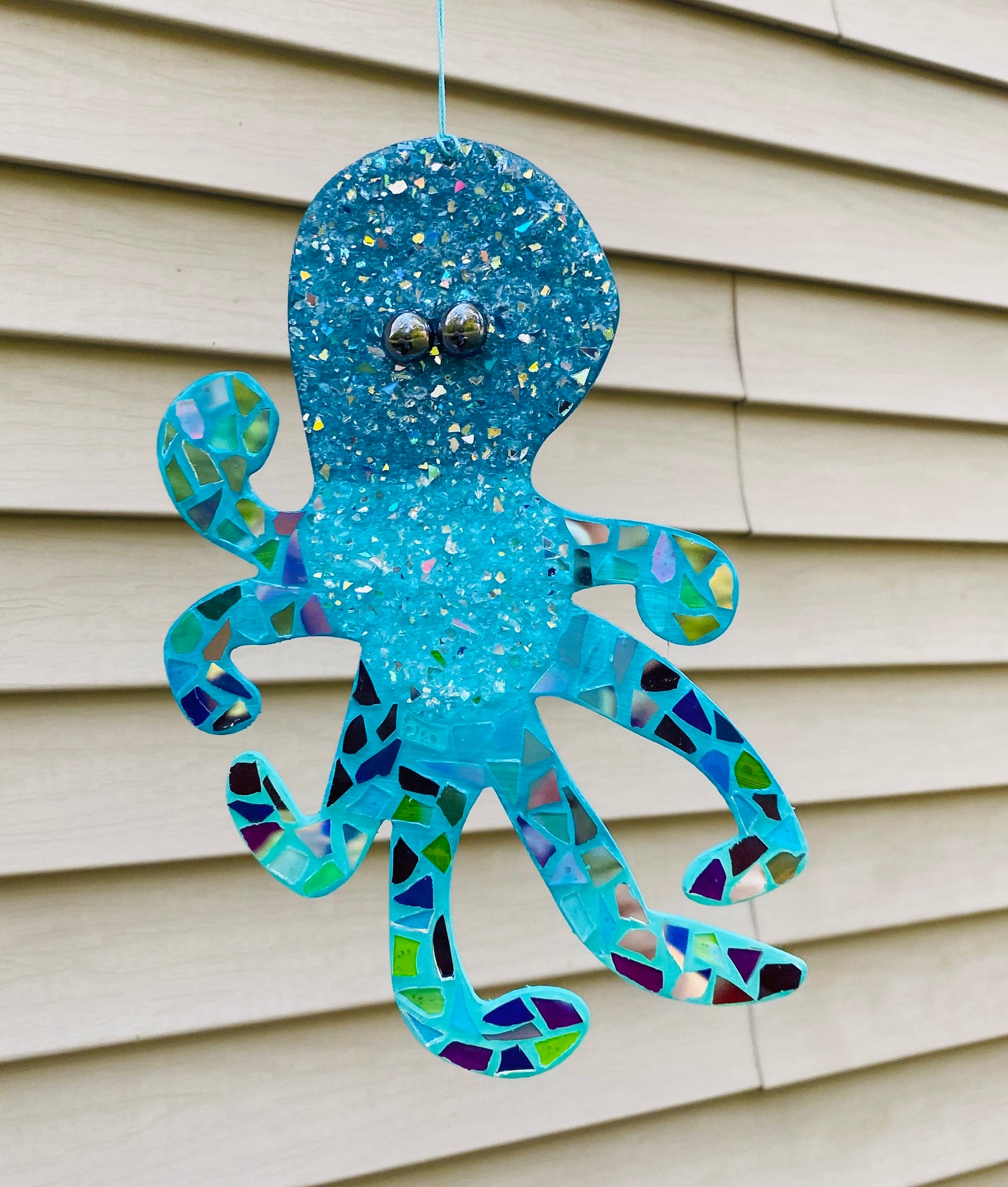 Octopus ..suncatcher.. Blingthingzbylori.. Whirligigs Wind - Etsy