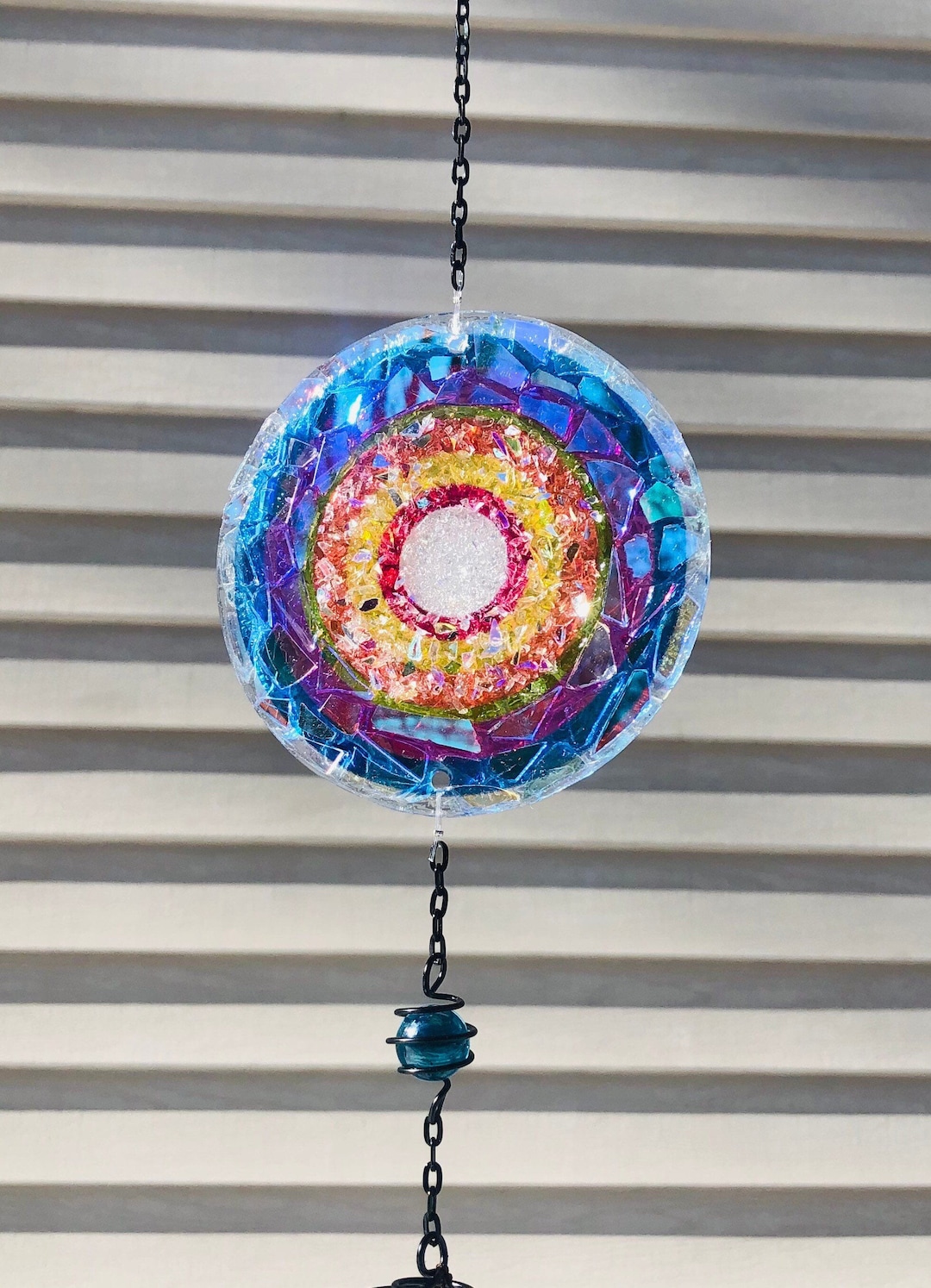 Rainbow Circle Wind Chime .. Wind Chime .. Sun Catcher.. - Etsy