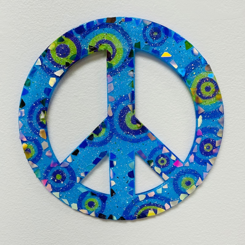 Peace Sign Wall Art - Etsy