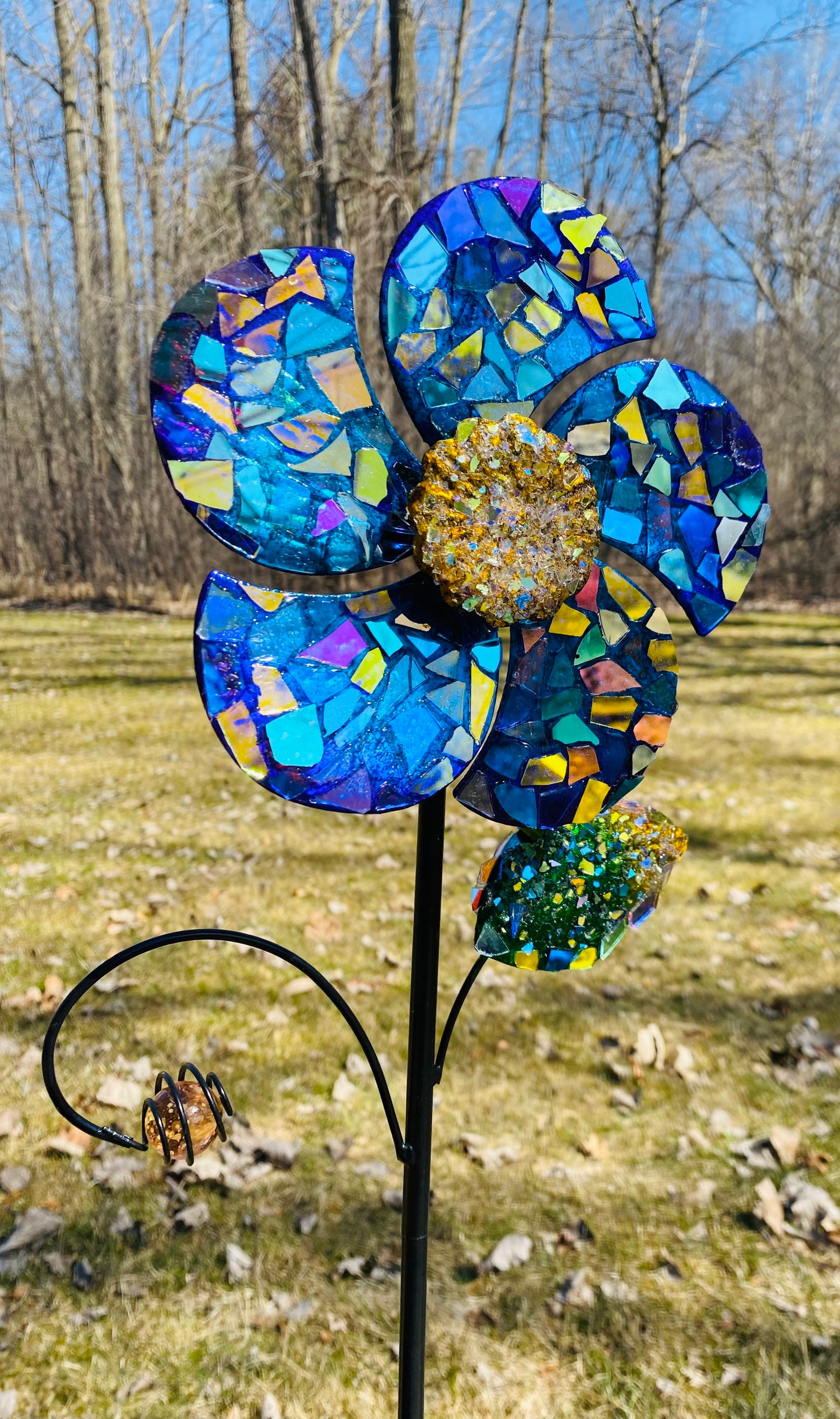 Pinwheel .. Flower Pinwheel .. Blingthingzbylori .. Suncatcher - Etsy