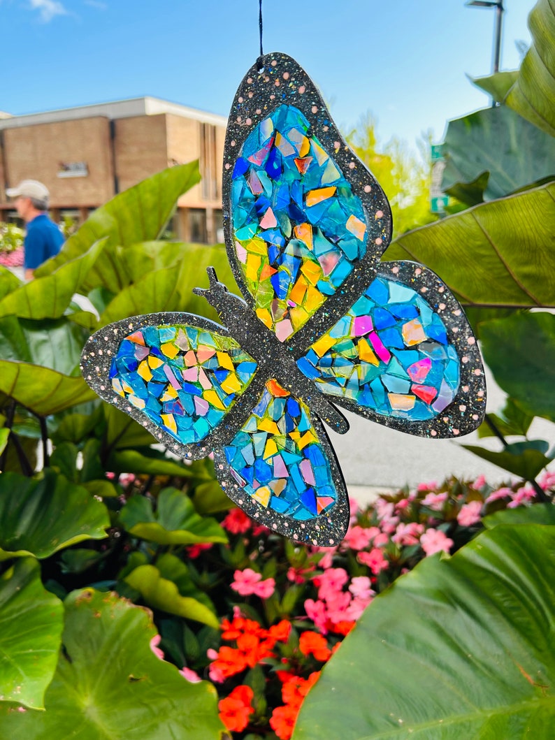 Butterfly.. Blingthingzbylori.. Butterfly Suncatcher.. Garden ...