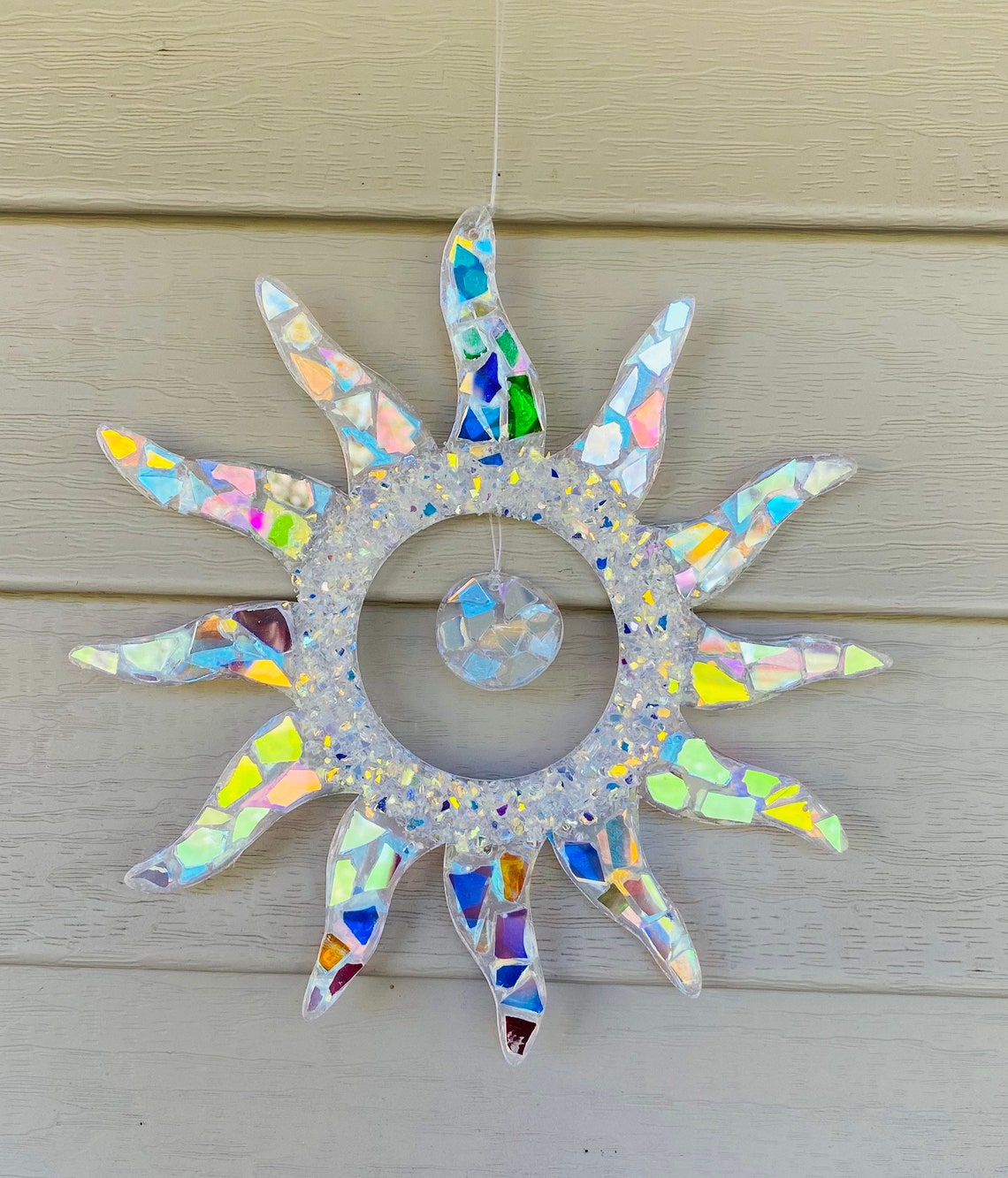 Rainbow Sun Suncatcher.. Blingthingzbylori.. Suncatcher.. Yard - Etsy