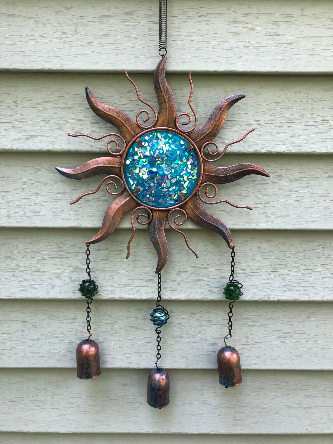Sun.. Blingthingzbylori.. Wind Chime.. Sun Wind Chime.. Yard | Etsy