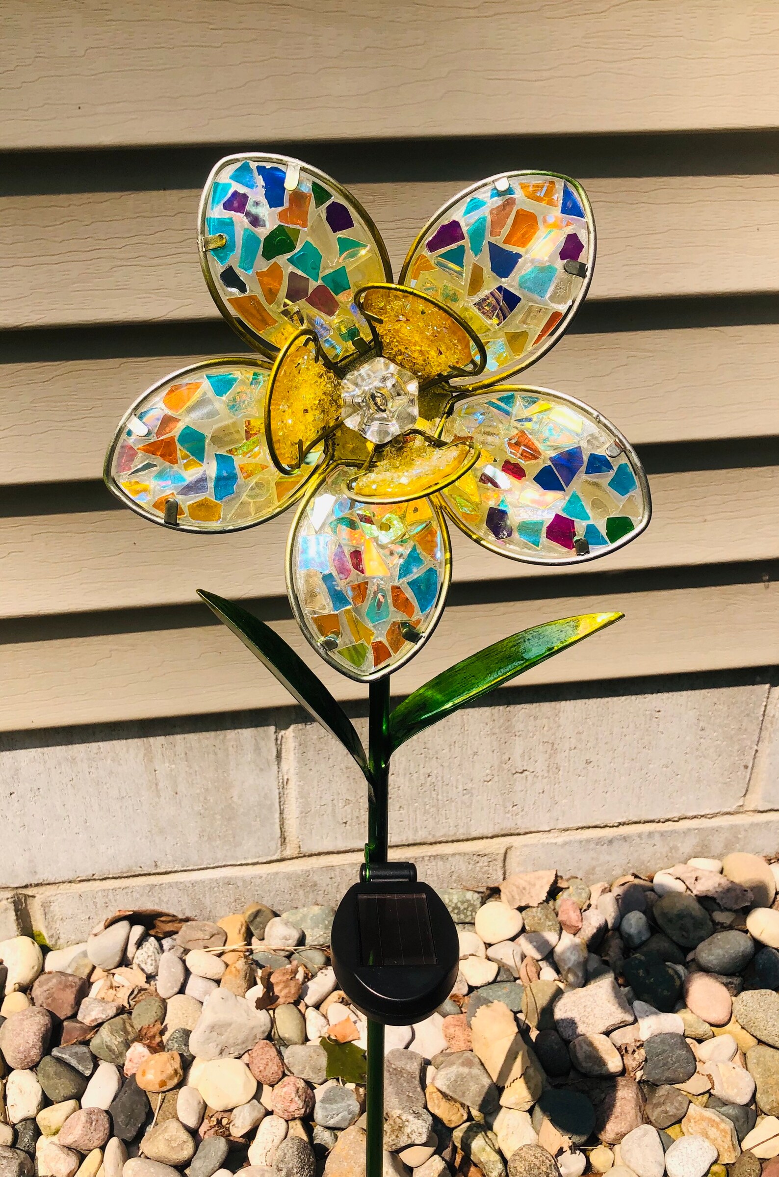 Flower .. Solar Light .. Flower Solar Light .. - Etsy