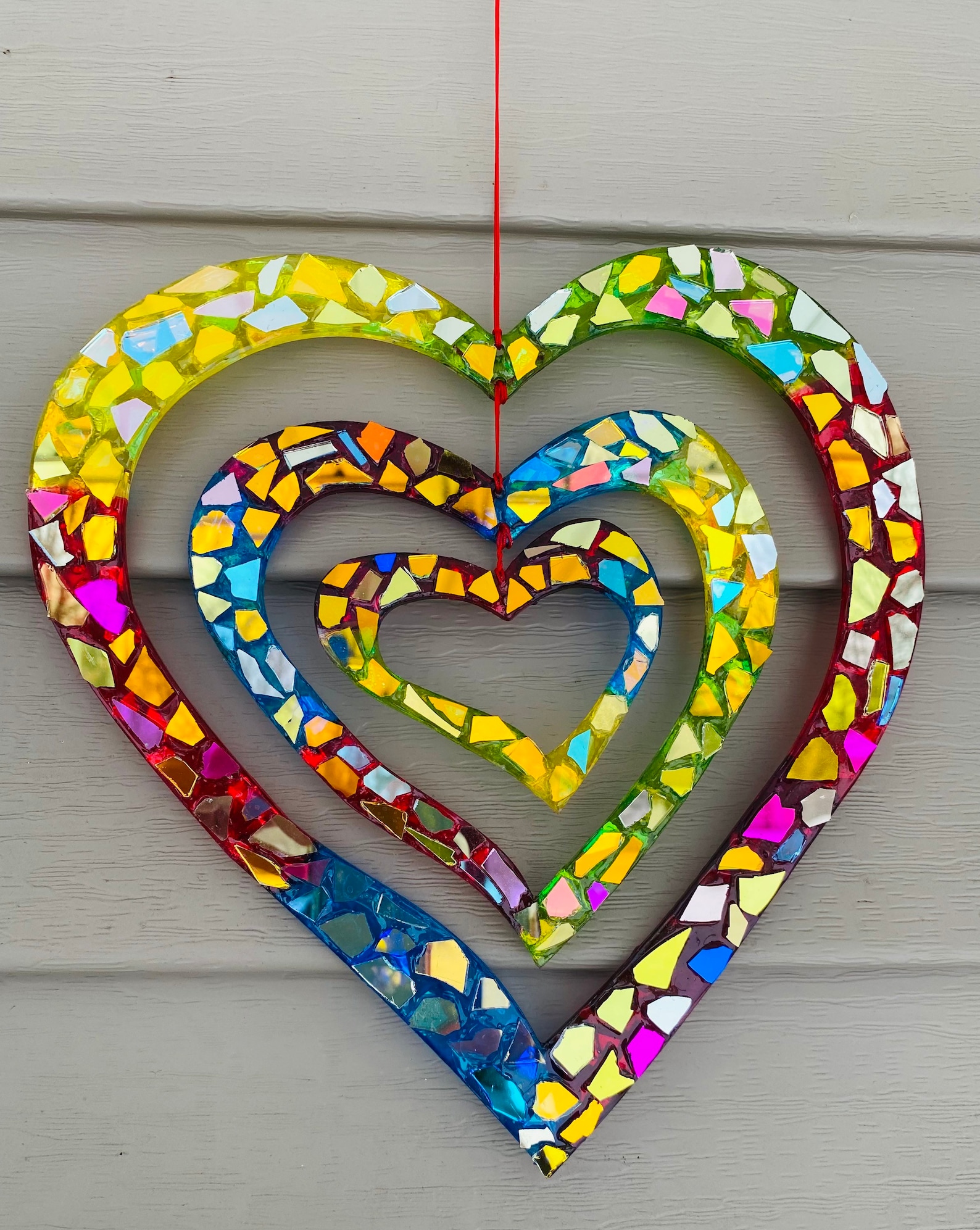 Heart.. Blingthingzbylori..whirligigs Wind Spinner.. Heart - Etsy