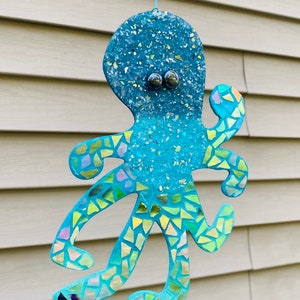 Octopus ..suncatcher.. Blingthingzbylori.. Whirligigs Wind Spinner ...