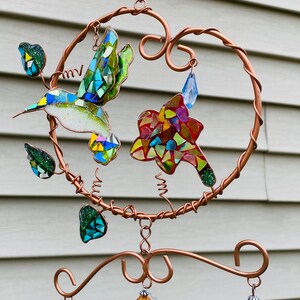 Hummingbird.. Hummingbird Wind Chime.. Blingthingzbylori.. Wind Chime ...