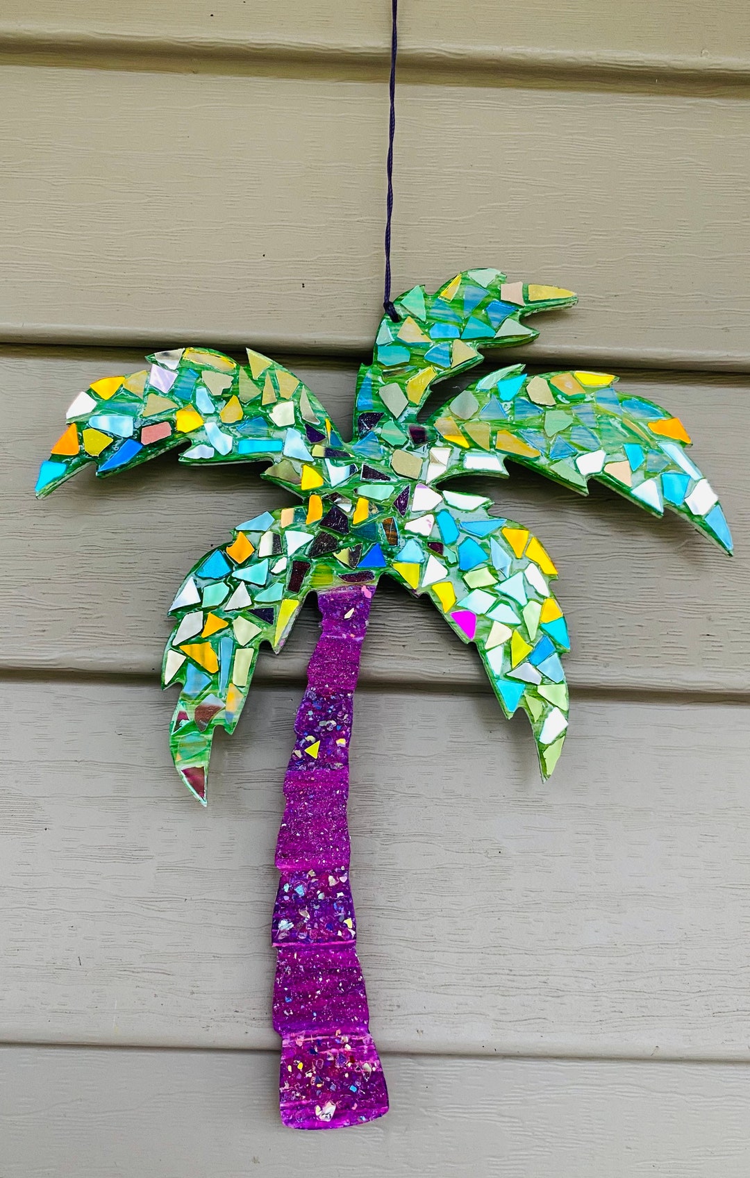 Palm Tree.. Blingthingzbylori.. Whirligigs Wind Spinner.. - Etsy