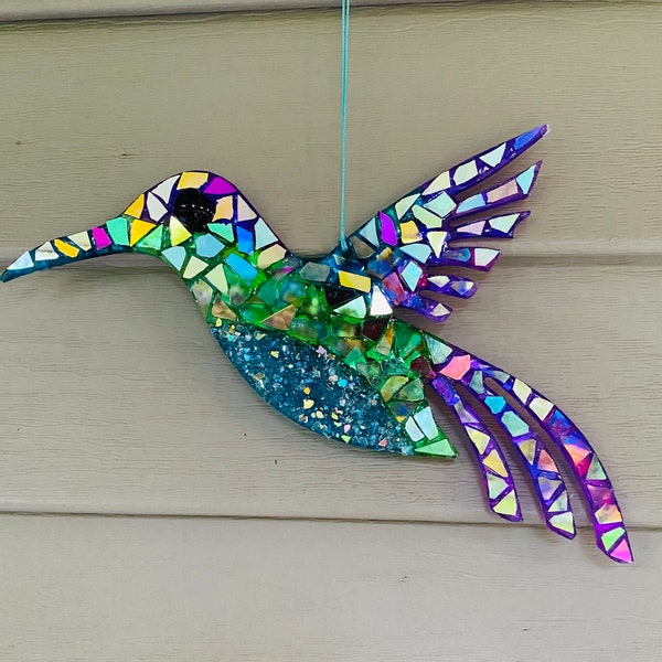 Hummingbird Suncatcher - Etsy