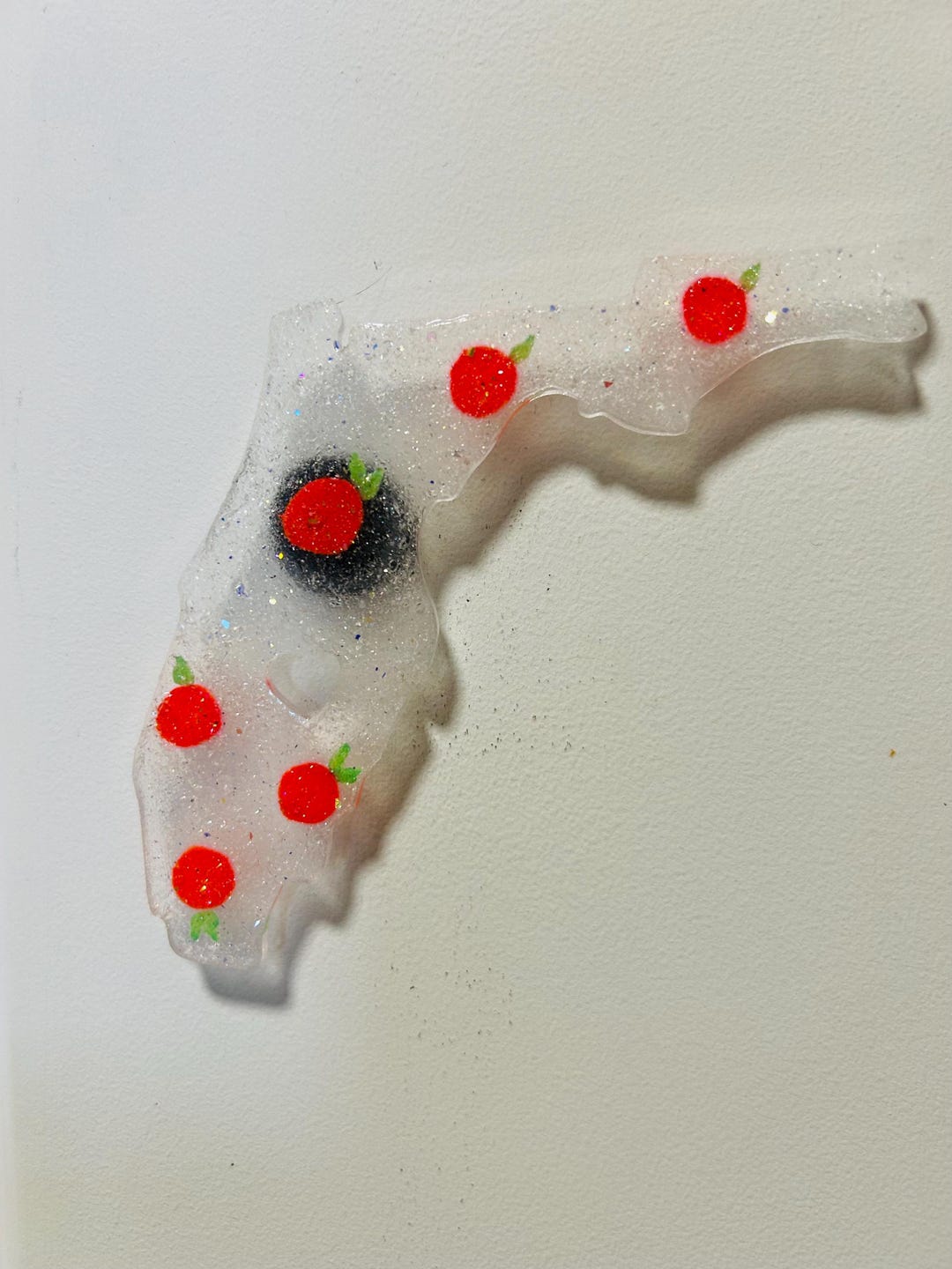 Florida Magnet .. Blingthingzbylori.. Florida Oranges .. Gift From ...