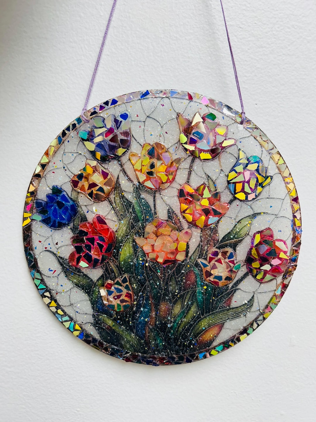 Flowers .. Blingthingzbylori.. Whirligigs Wind Spinner .. Gift for Her ...