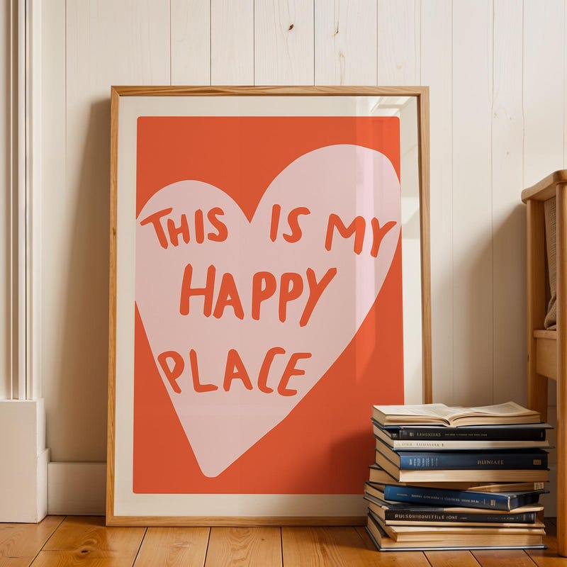 Happy Place Art - Etsy