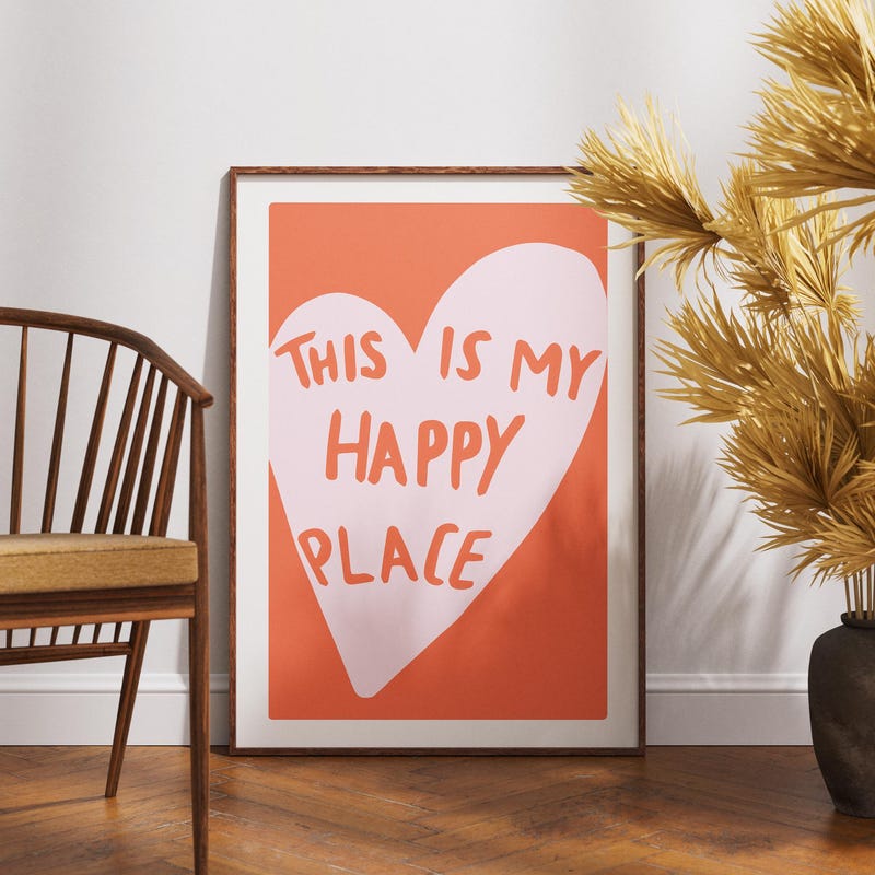 Happy Place Art - Etsy