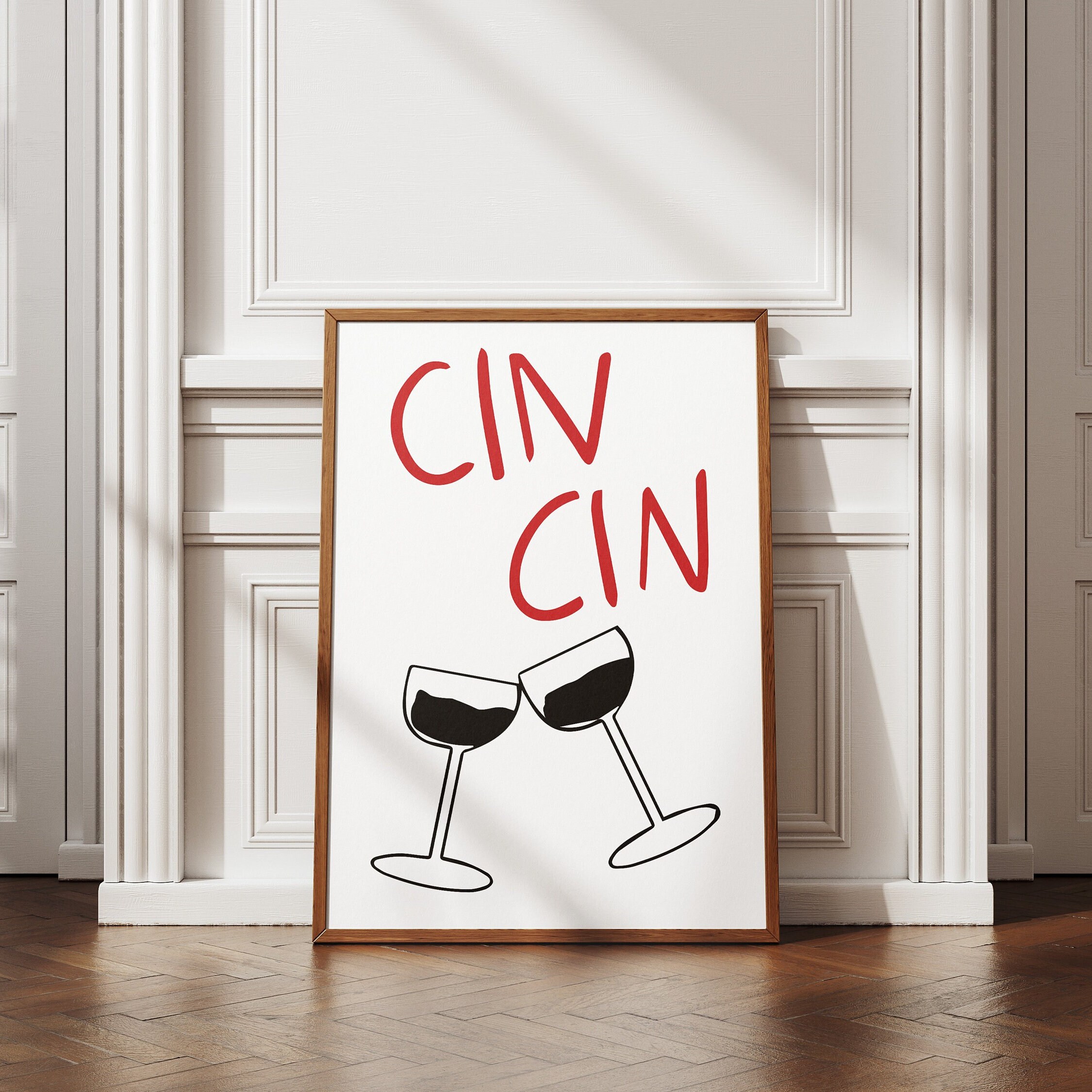 CIN CIN Canvas Elegant Celebration Art for Dining Area or Bar - Etsy