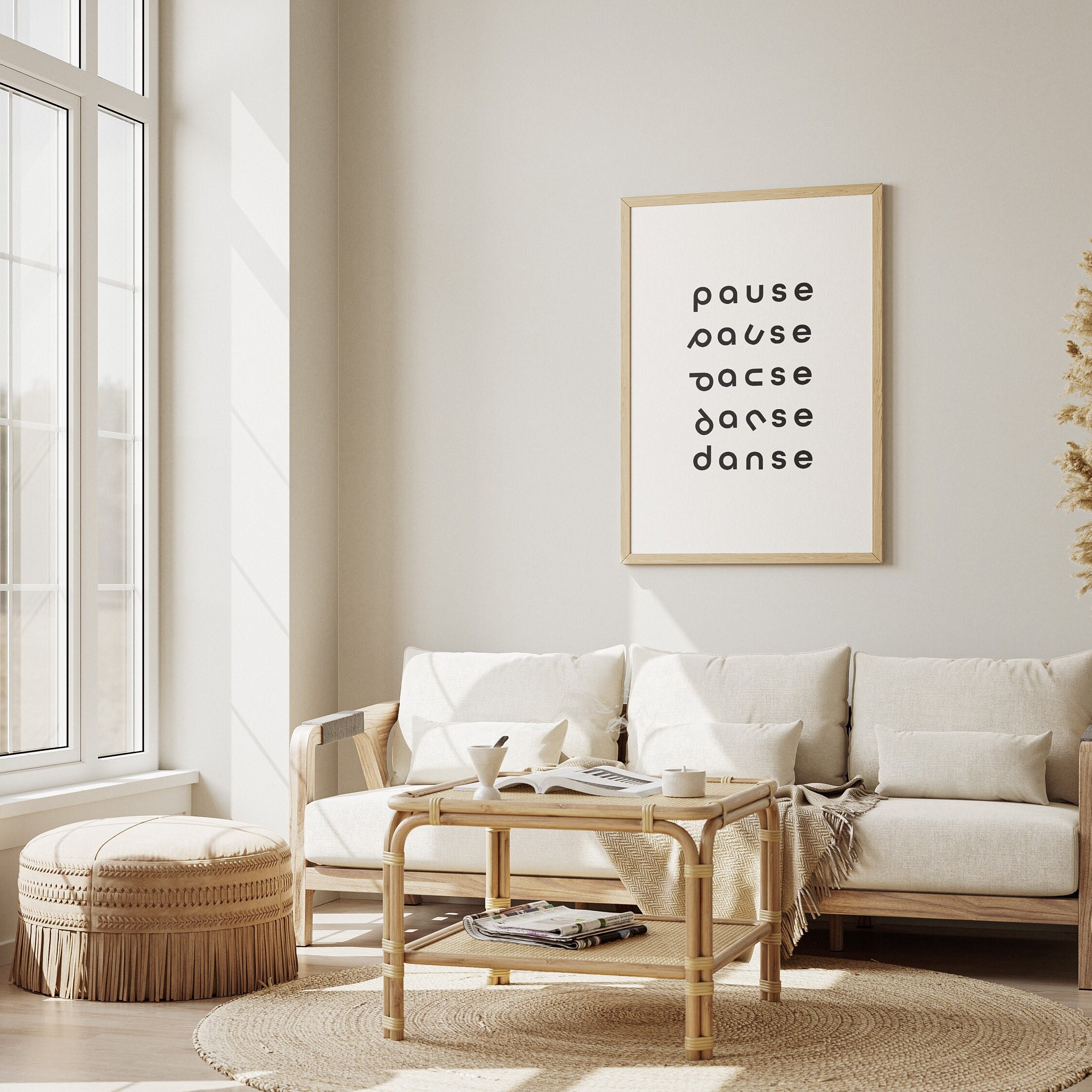 From Pause to Dance Print Motivational Home Decor - Etsy