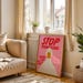 Motivational Wall Art Printable - Stop Panicking Everything Will Be ...
