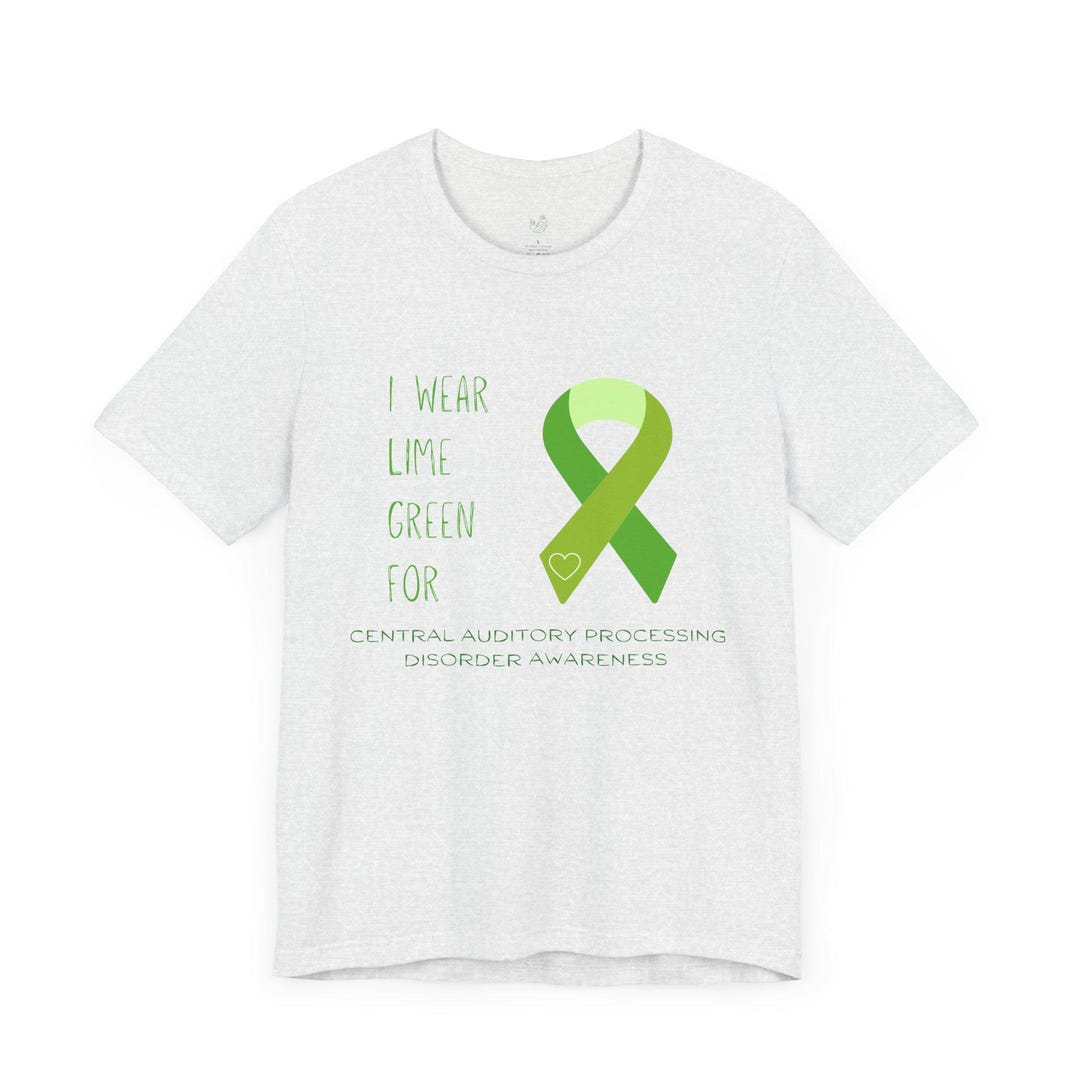 Central Auditory Processing Disorder (capd)awareness Tshirt - Etsy