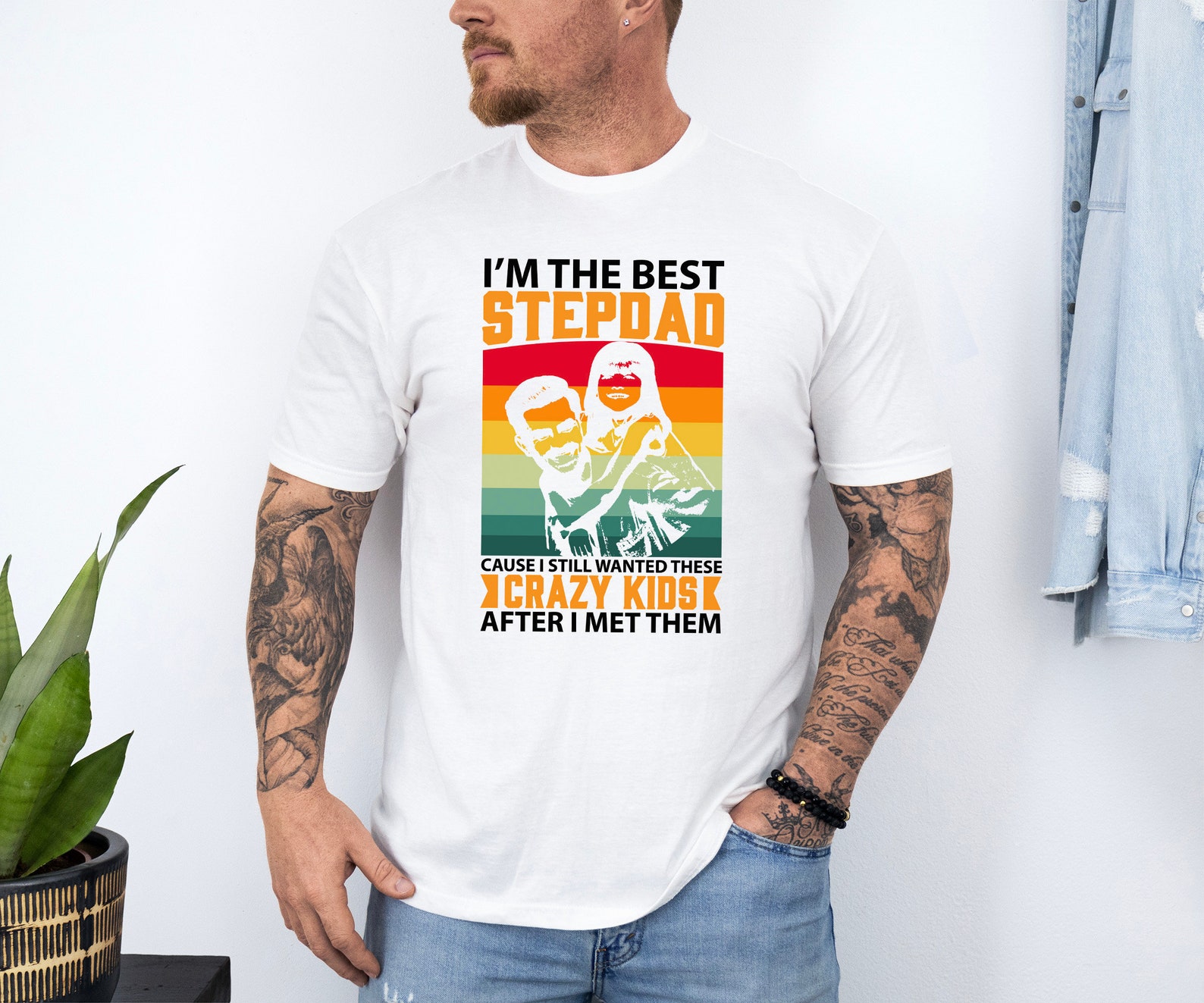 I'm the Best Stepdad Shirt, Funny Step Dad Tee, Fathers Day Gift, Cool ...