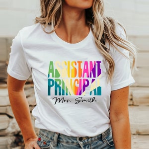 Custom School Staff Shirt, Personalized Principal Shirt, Custom ...