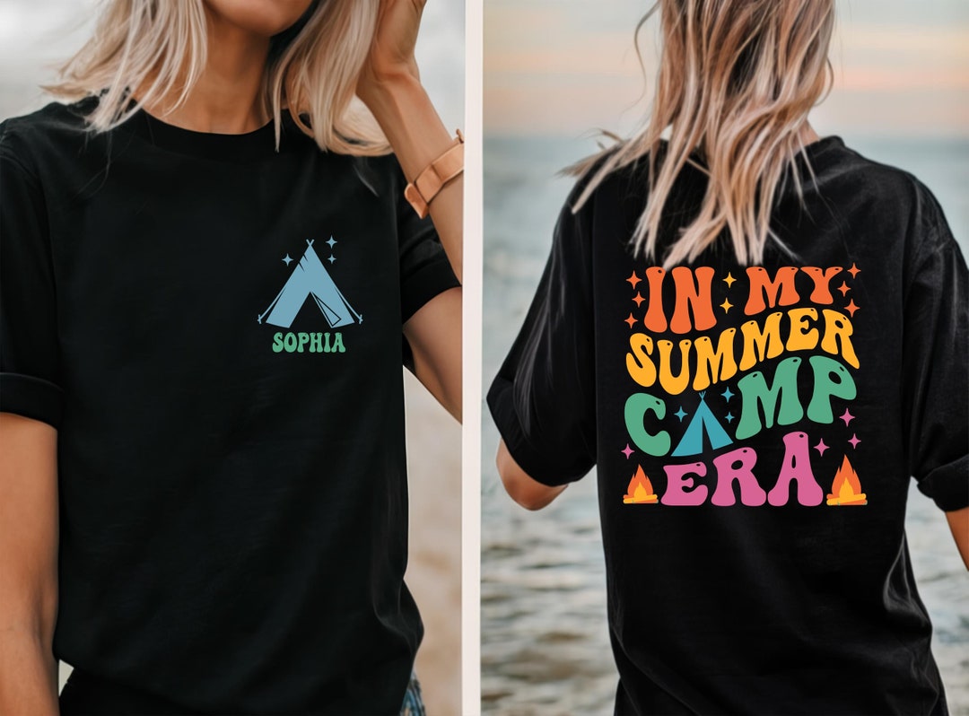 Custom Summer Camp Shirt, in My Summer Camp Era Shirt, Custom Camping ...