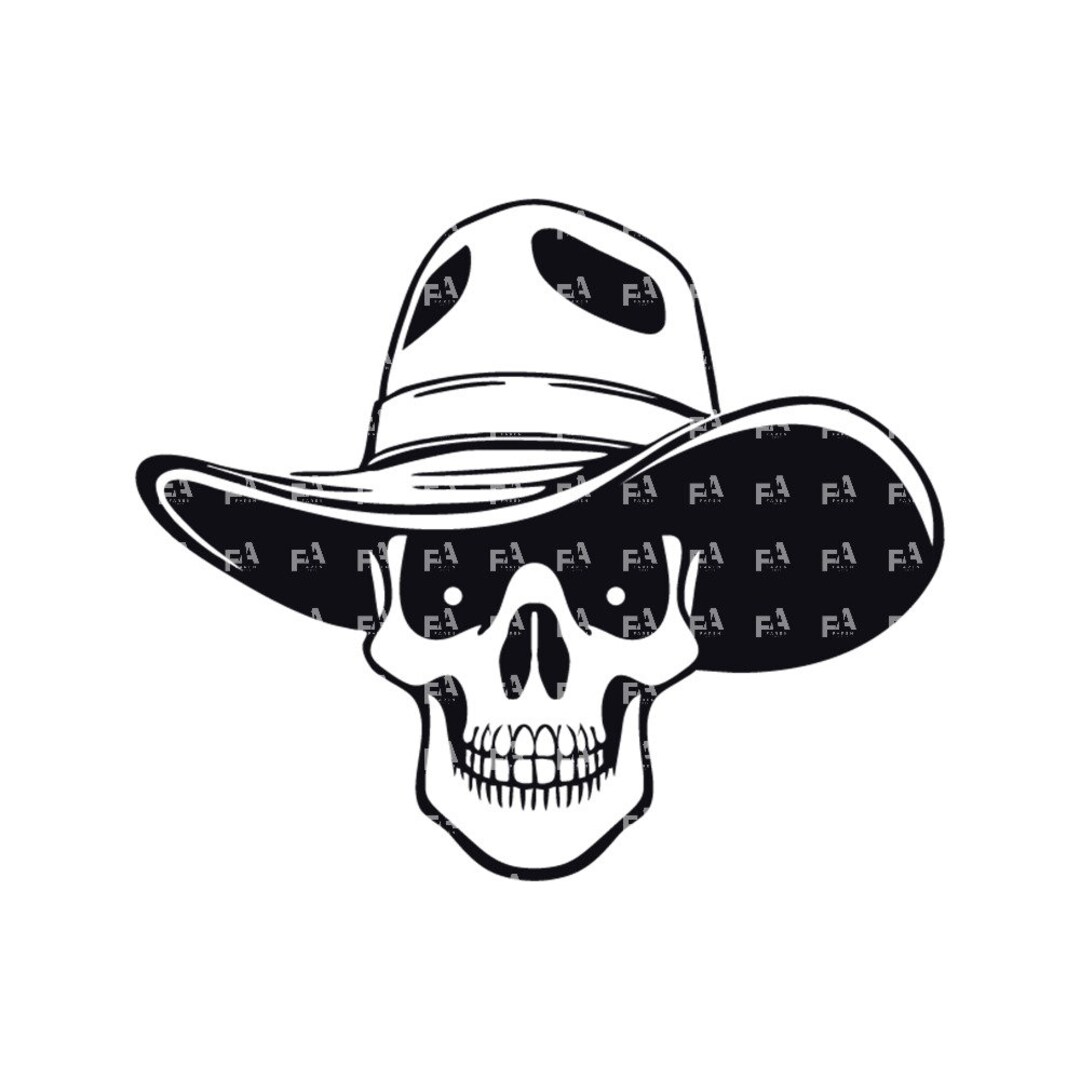 Skull Wearing Hat Svg, Skull Svg, Skeleton Svg, Cricut Svg, Shirt ...