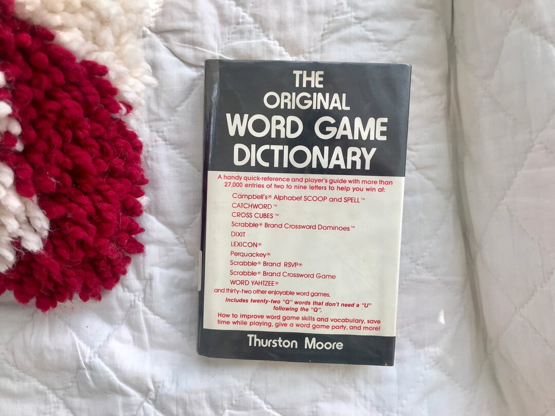 The Original Word Game Dictionary From the 1980's - Etsy