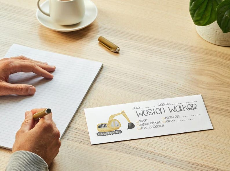 Editable School Envelopes, Lunch Money, Fundraiser (digital Template ...
