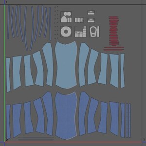 3D Corset Model With Texture, 3D Corset Mockup, Corset Procreate Obj ...