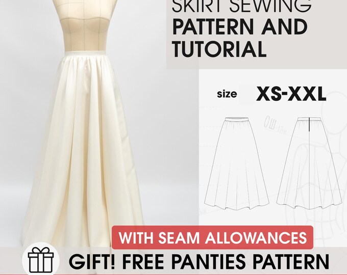 TV240 Truly Victorian 1860 Ball Gown Skirt Sewing Pattern, Sized for ...