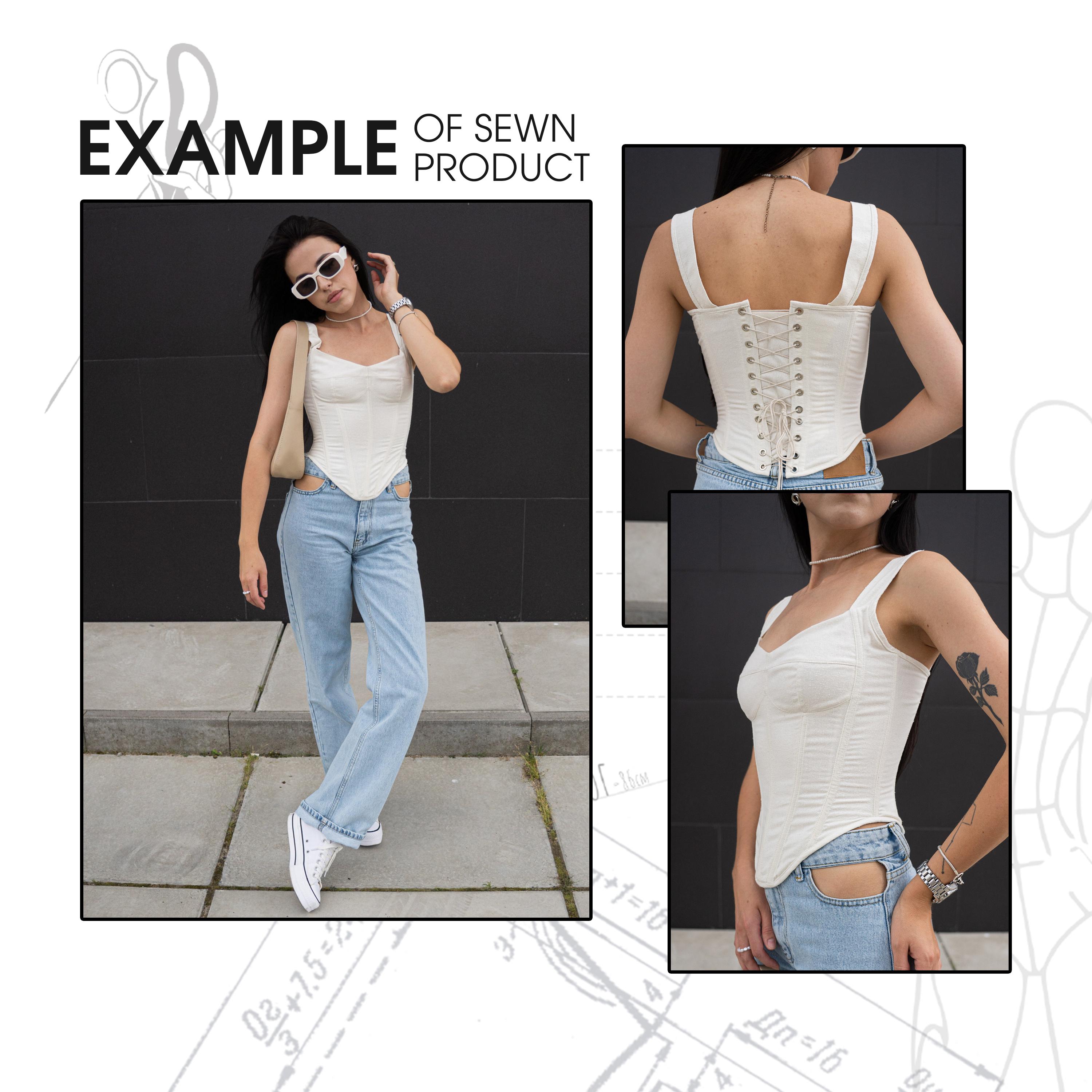 XS-XL Sizes Pdf Corsets Set Sewing Patterns Full Guide, Gothic Wedding ...