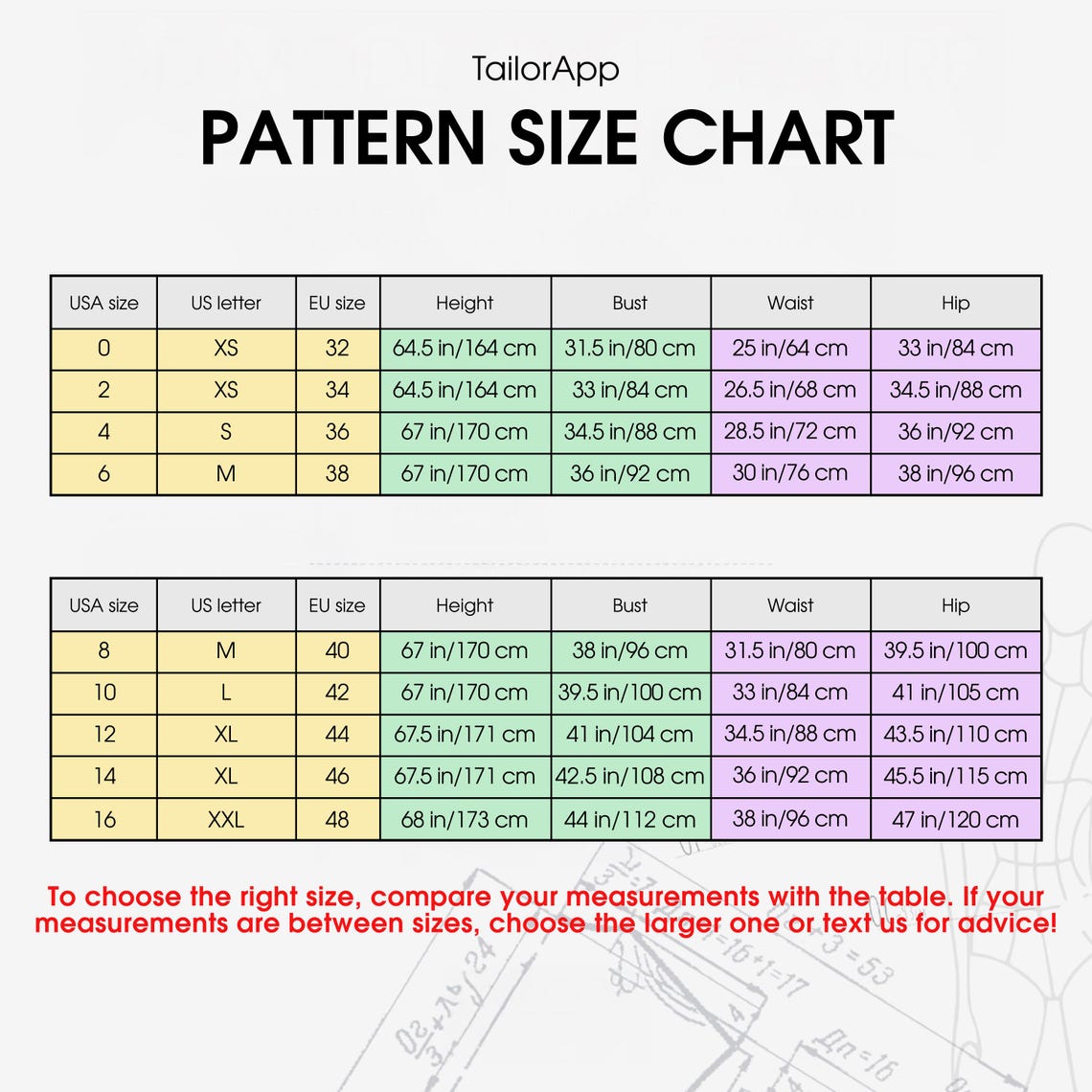 S-L High-waisted Tapered Pants Pdf Sewing Pattern, Trousers Sewing ...