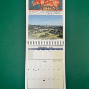 Old English Anglo-saxon Calendar 2025 - Etsy