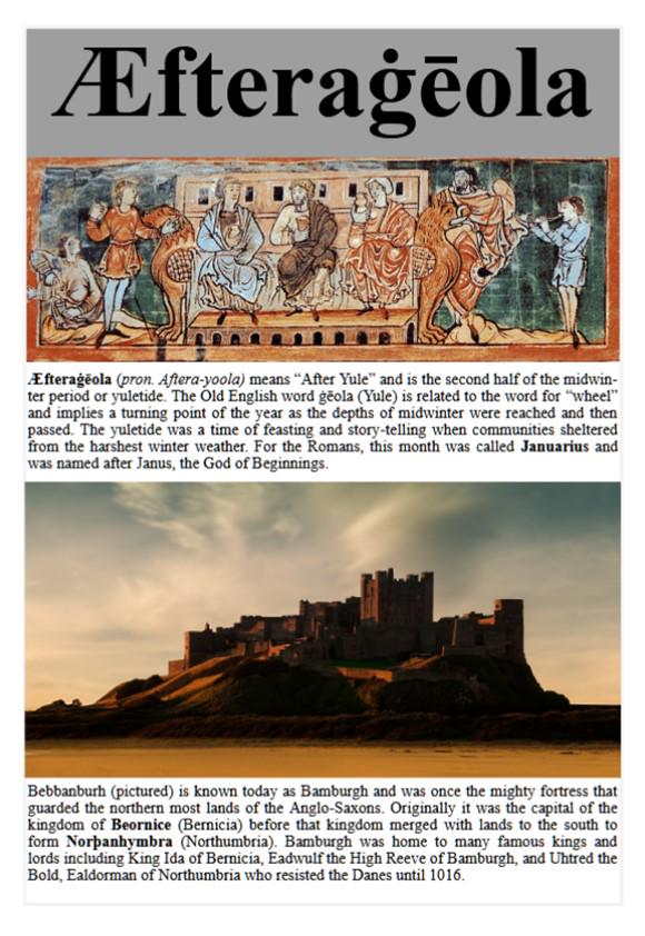 Old English Anglo-saxon Calendar 2026 - Etsy Australia