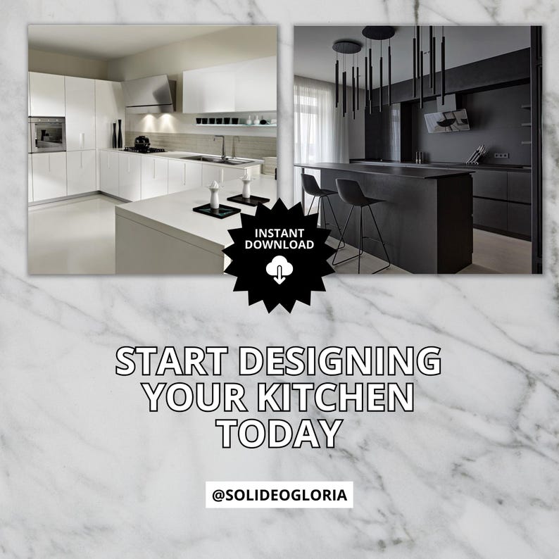 Ultimate Kitchen Design Guide: Create Your Dream Kitchen Today - Etsy